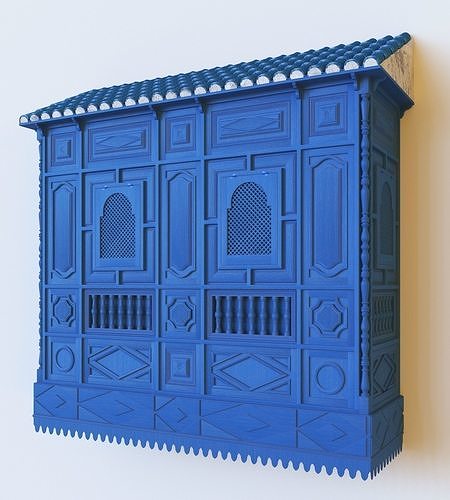 Tunisian Style Mashrabiah - Window 3D model | CGTrader