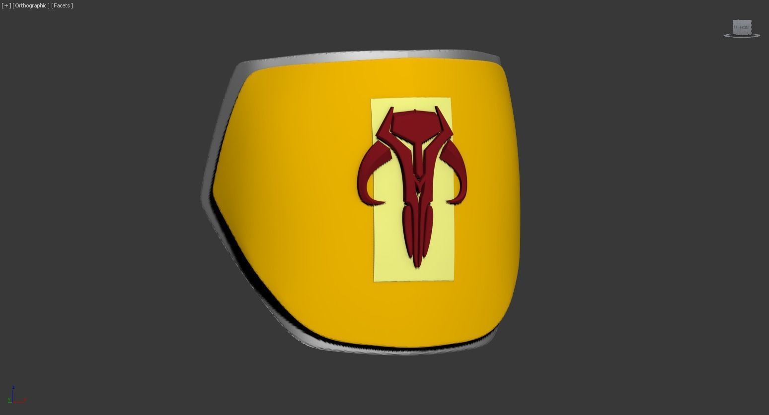 Mythosaur Logo Boba Fett shoulder armor Bundle 3D model 3D printable ...