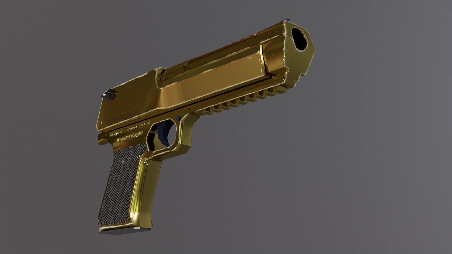 Desert Eagle Low-Poly Handgun free VR / AR / low-poly 3D model | CGTrader