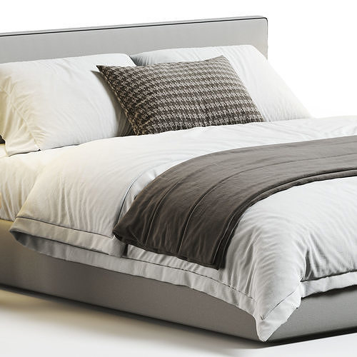 Alberta Laguna Bed 3D model | CGTrader