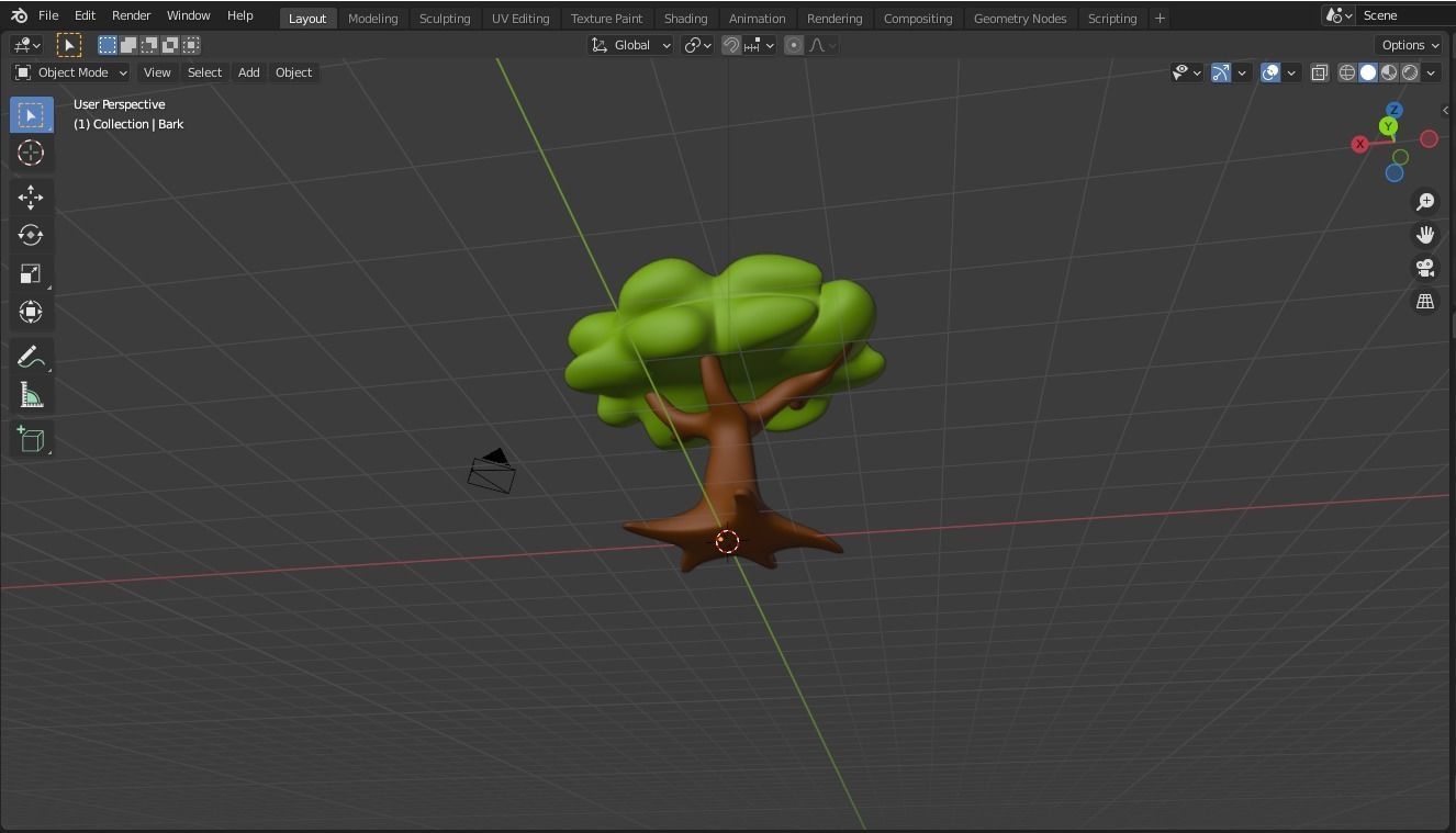 Low Poly Tree for your games and animation free VR / AR / low-poly 3D ...