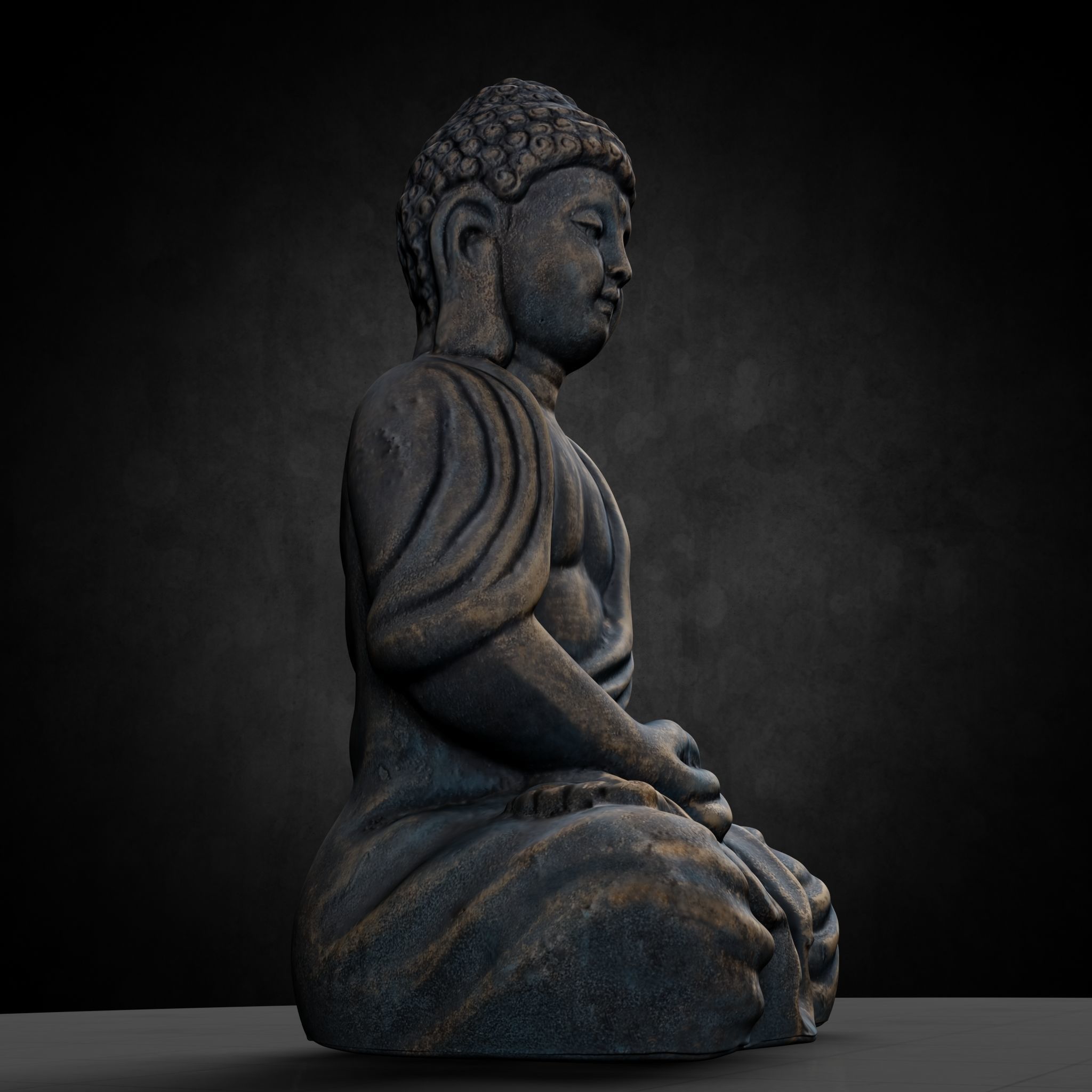 3D model Buddha Photorealistic PBR VR / AR / low-poly | CGTrader