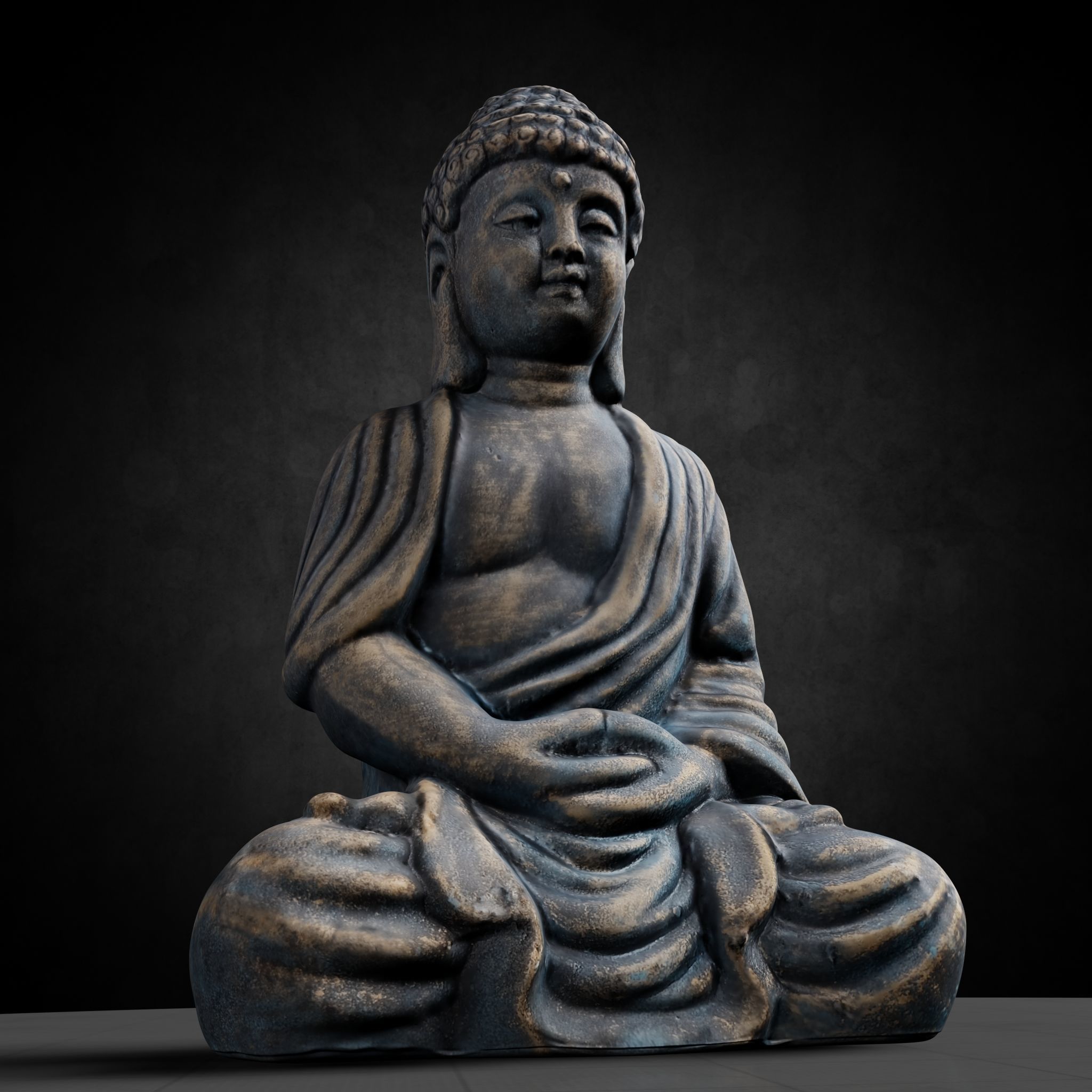 3D model Buddha Photorealistic PBR VR / AR / low-poly | CGTrader