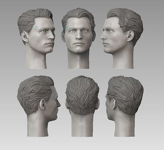 ONE6 Scale Head- Connor K800- Detroit Become Human 3D model 3D ...
