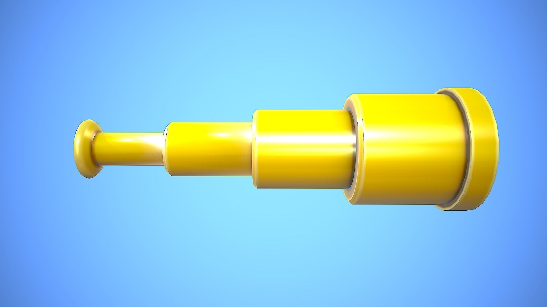 3D model HAND TELESCOPE CARTOON STYLIZED VR / AR / low-poly | CGTrader