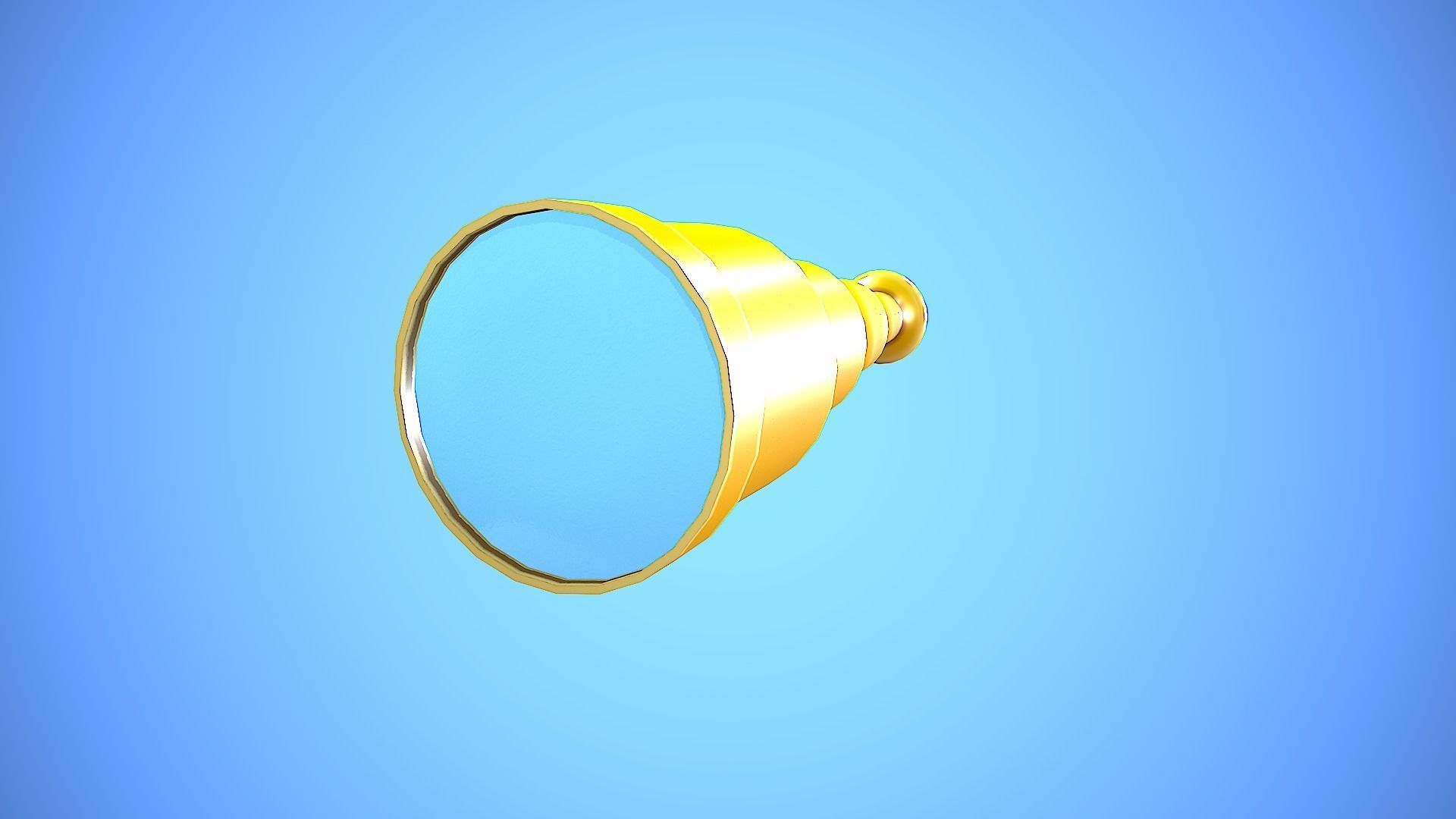3D model HAND TELESCOPE CARTOON STYLIZED VR / AR / low-poly | CGTrader