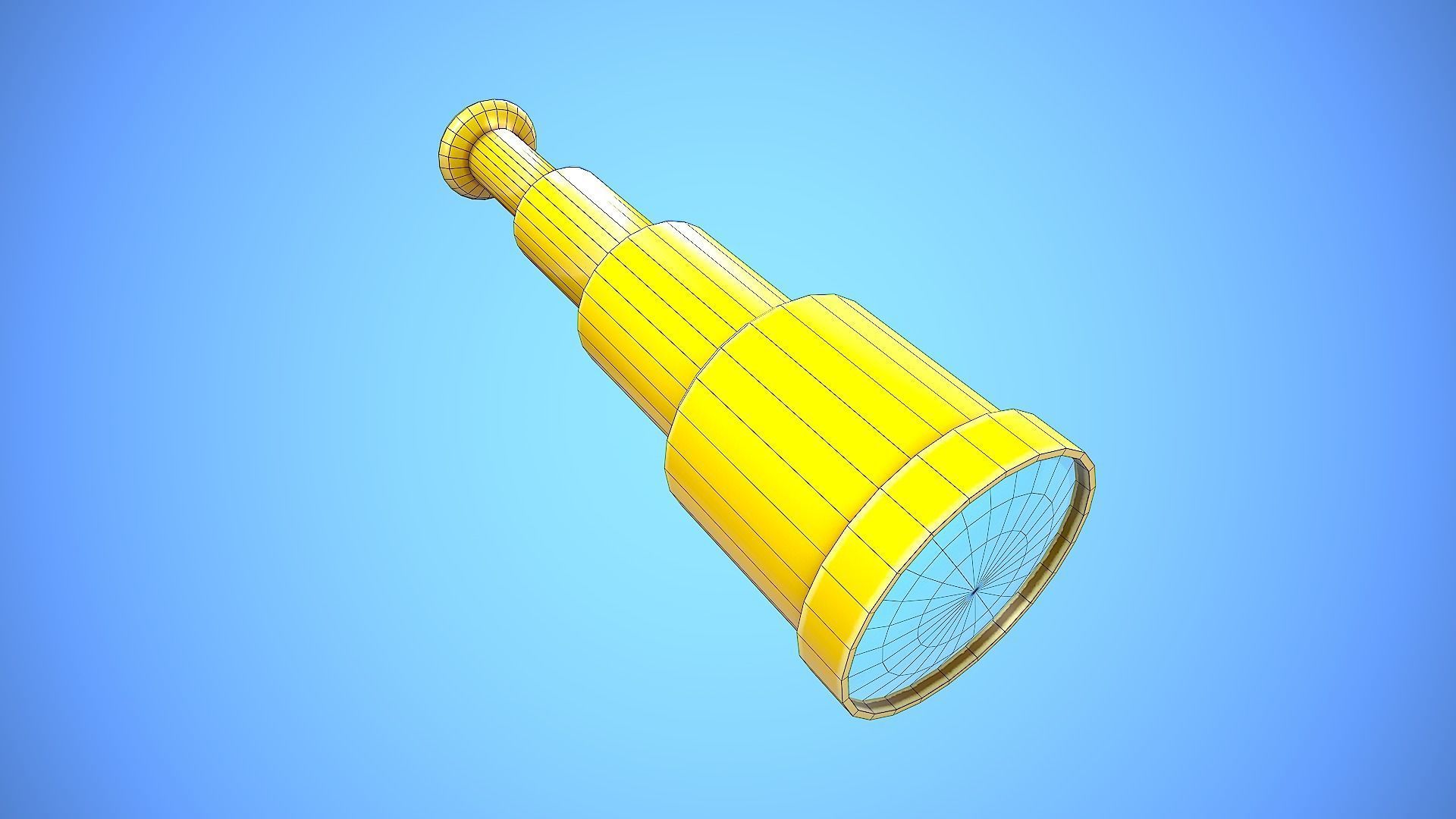 3D model HAND TELESCOPE CARTOON STYLIZED VR / AR / low-poly | CGTrader
