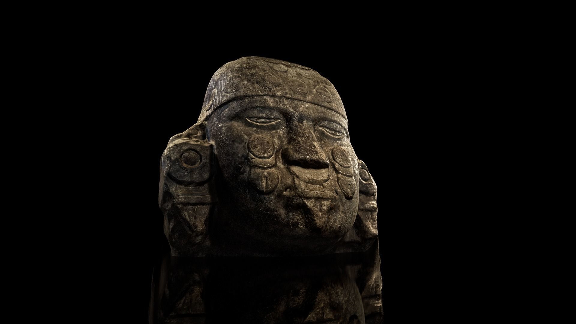 Mesoamerican Statues 3D model | CGTrader