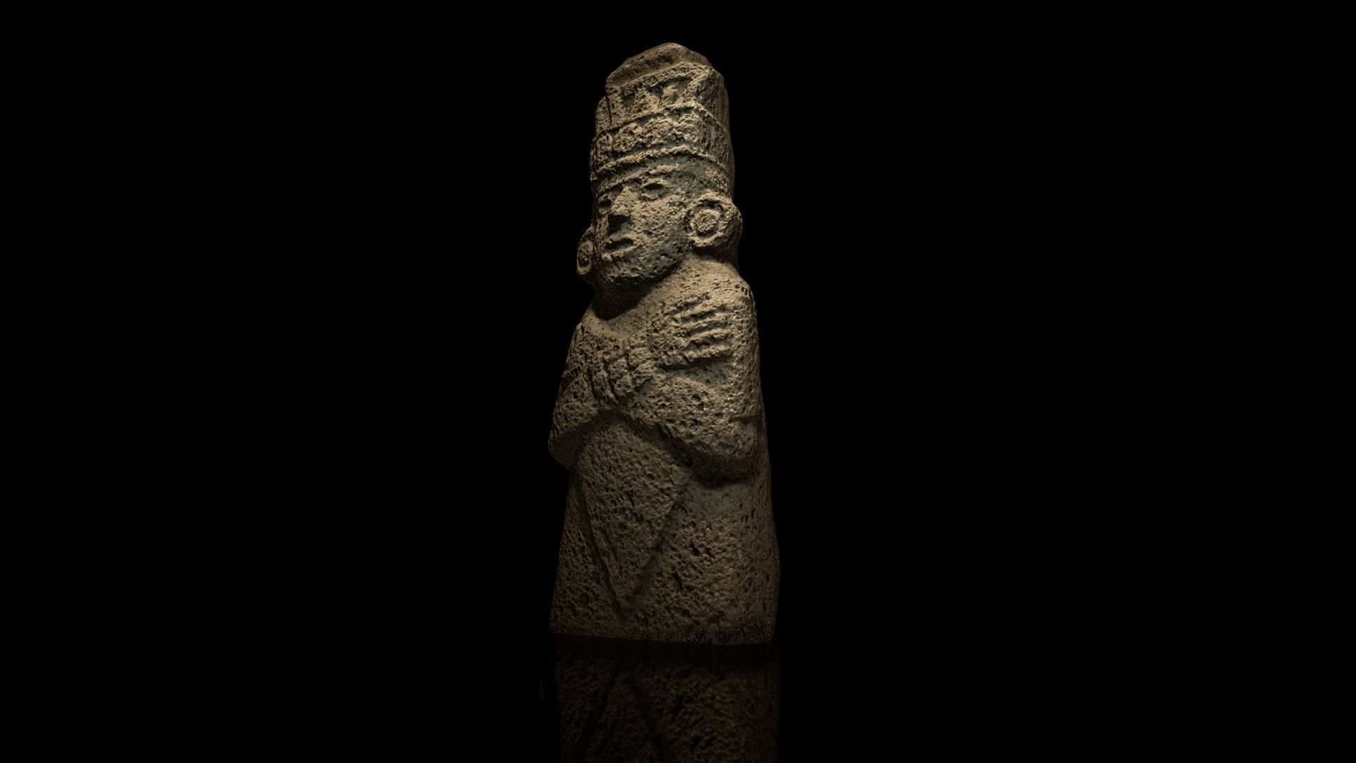 Mesoamerican Statues 3D model | CGTrader
