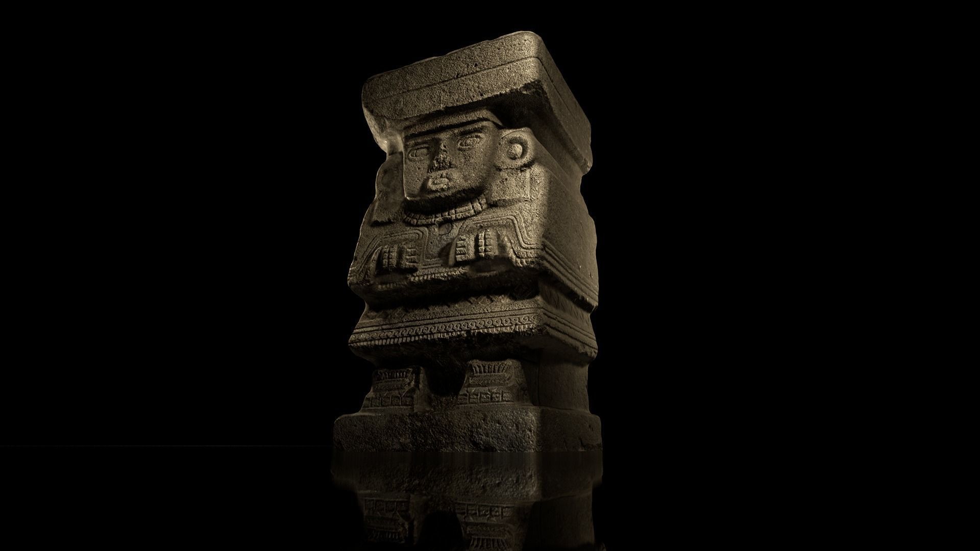 Mesoamerican Statues 3D model | CGTrader