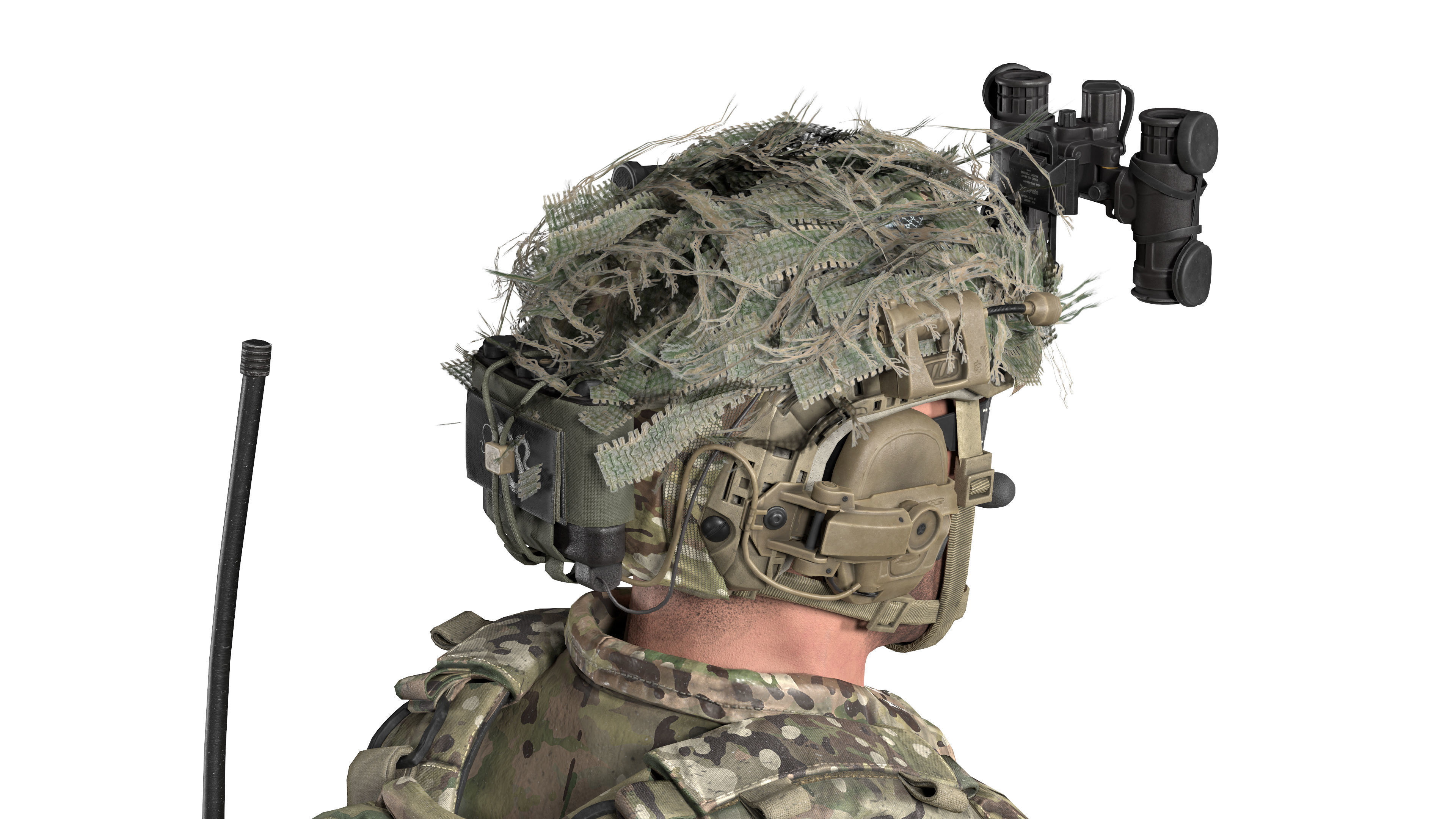 3D model HELMET HOME-MADE SCRIM COVER VR / AR / low-poly | CGTrader