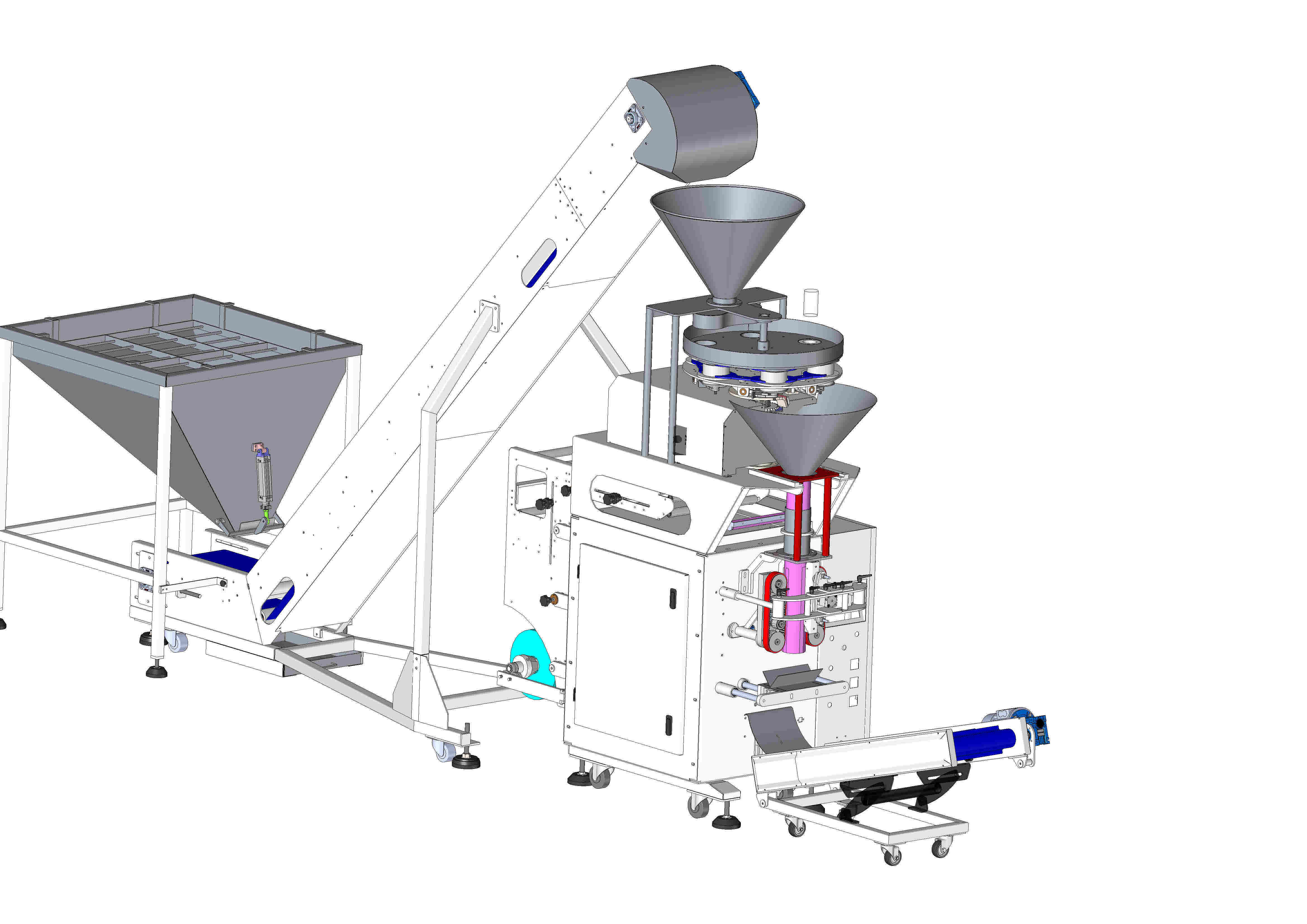 Volumetric Filler Machine 3D model | CGTrader