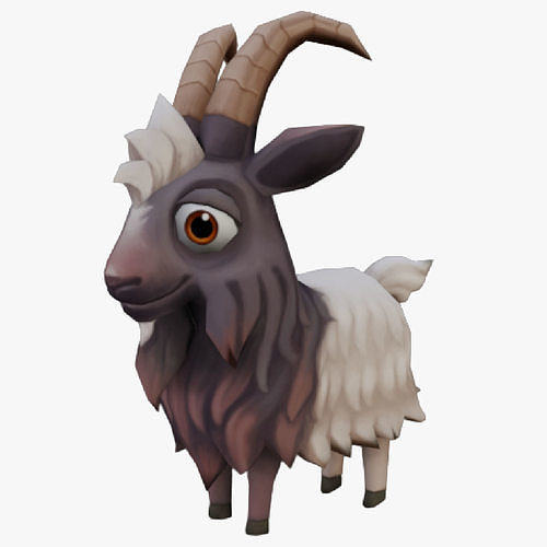 3D model Cute Goat VR / AR / low-poly | CGTrader