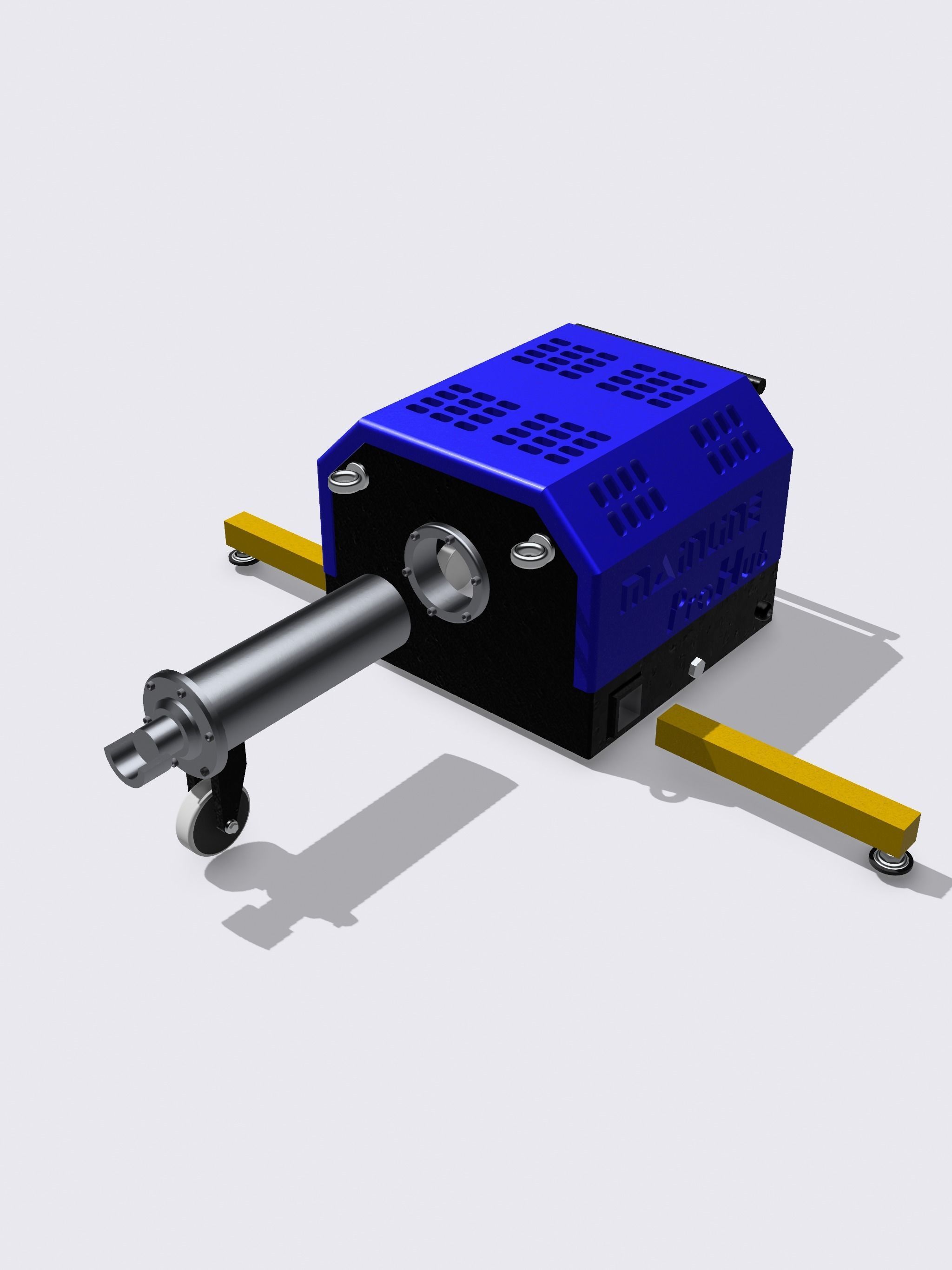MAINLINE HUB DYNO ADJUSTABLE FOR DIORAMA 3D model 3D printable | CGTrader