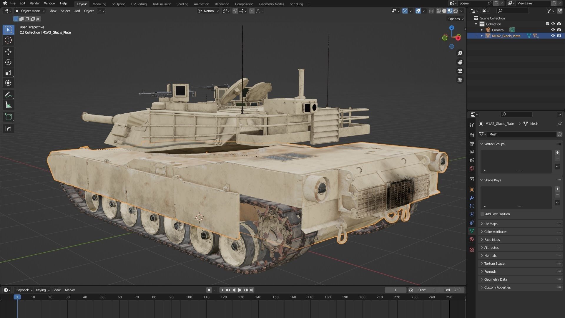 M1A2 Abrams Rigged 3D model animated rigged | CGTrader