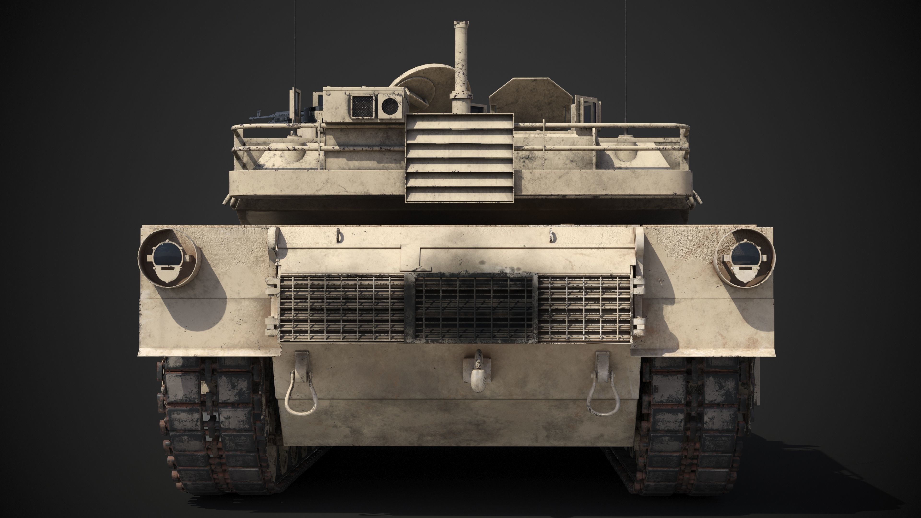M1A2 Abrams Rigged 3D model animated rigged | CGTrader