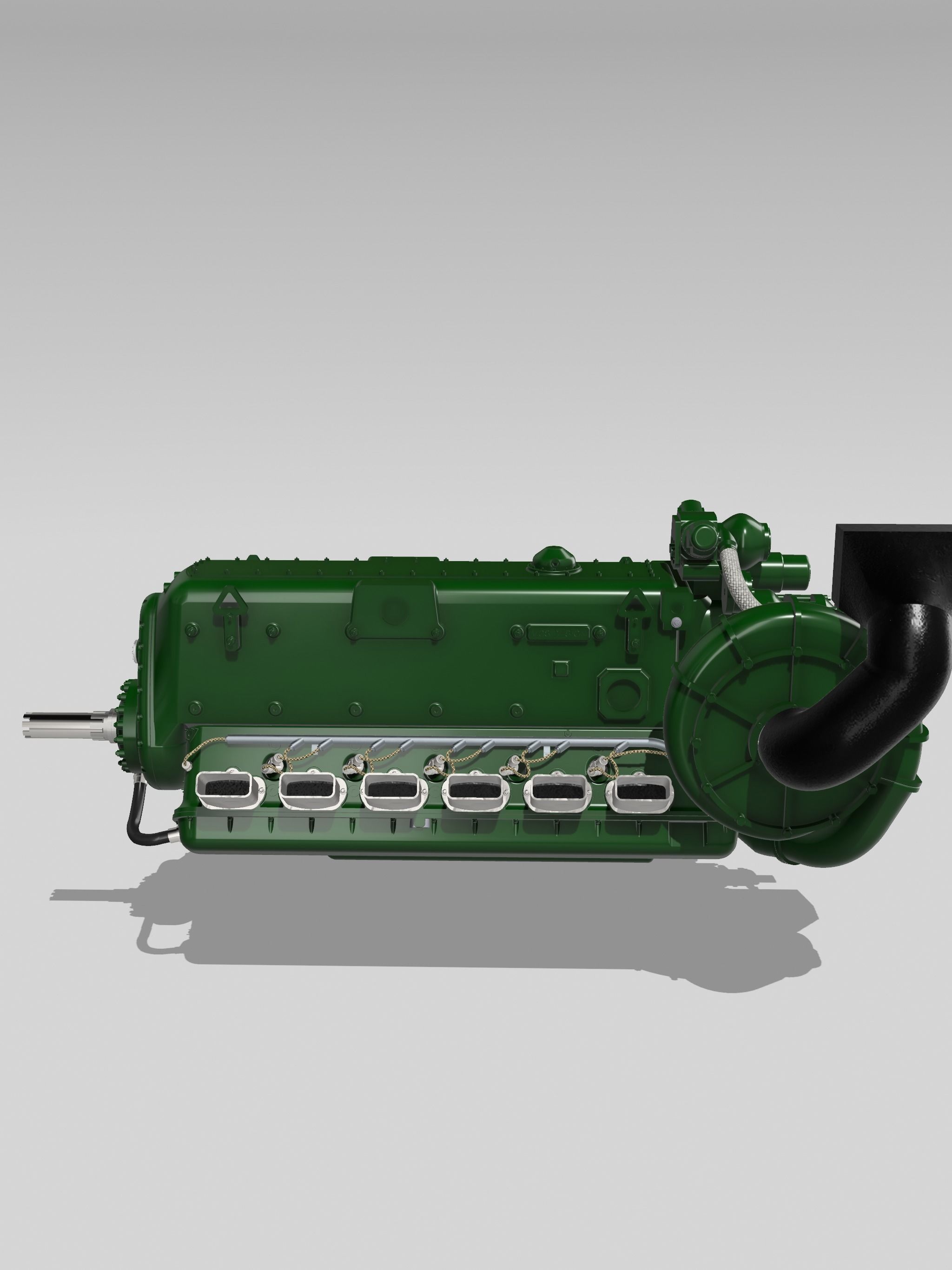 Daimler Benz DB600 V12 Supercharged Engine 3D model 3D printable | CGTrader