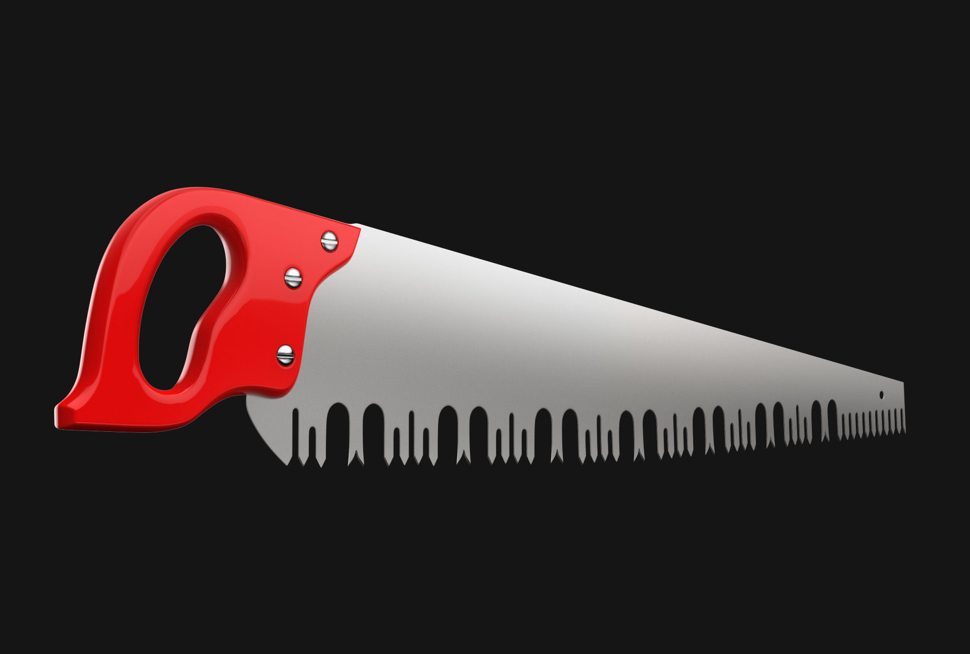 Tuttle teeth saw 3D model | CGTrader