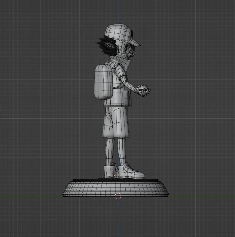Ash Ketchum - Pokemon 3D model rigged | CGTrader