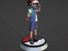 Ash Ketchum - Pokemon 3D model rigged | CGTrader