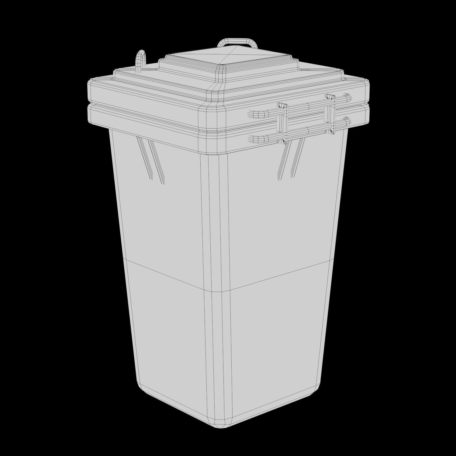 3D model Recycle Trash Garbage Cans Low Poly 3D VR / AR / low-poly | CGTrader