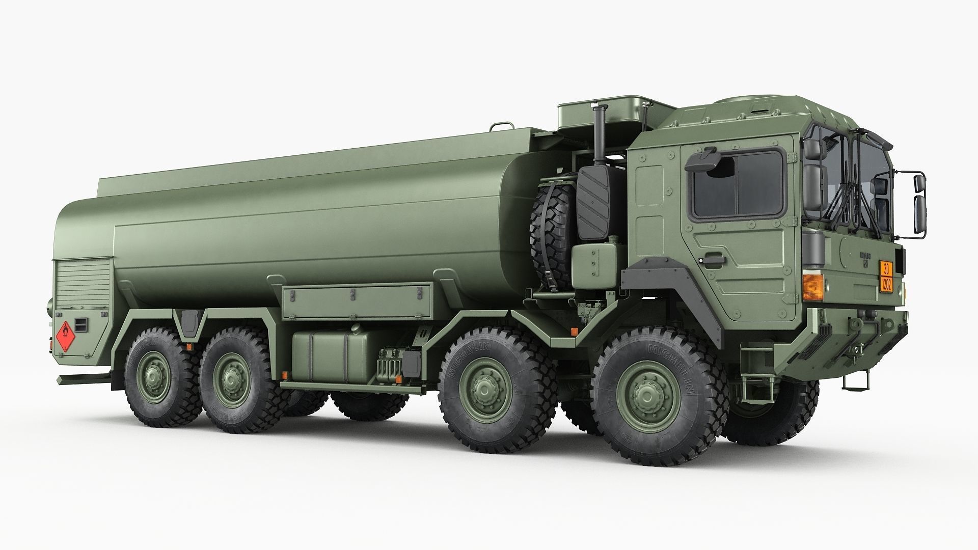 MAN HX77 tanker 3D model | CGTrader