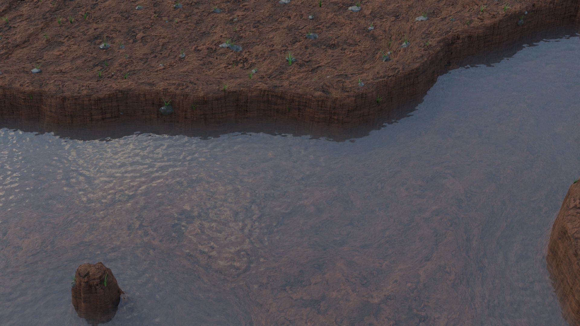 Modular Landscape Ground free 3D model | CGTrader