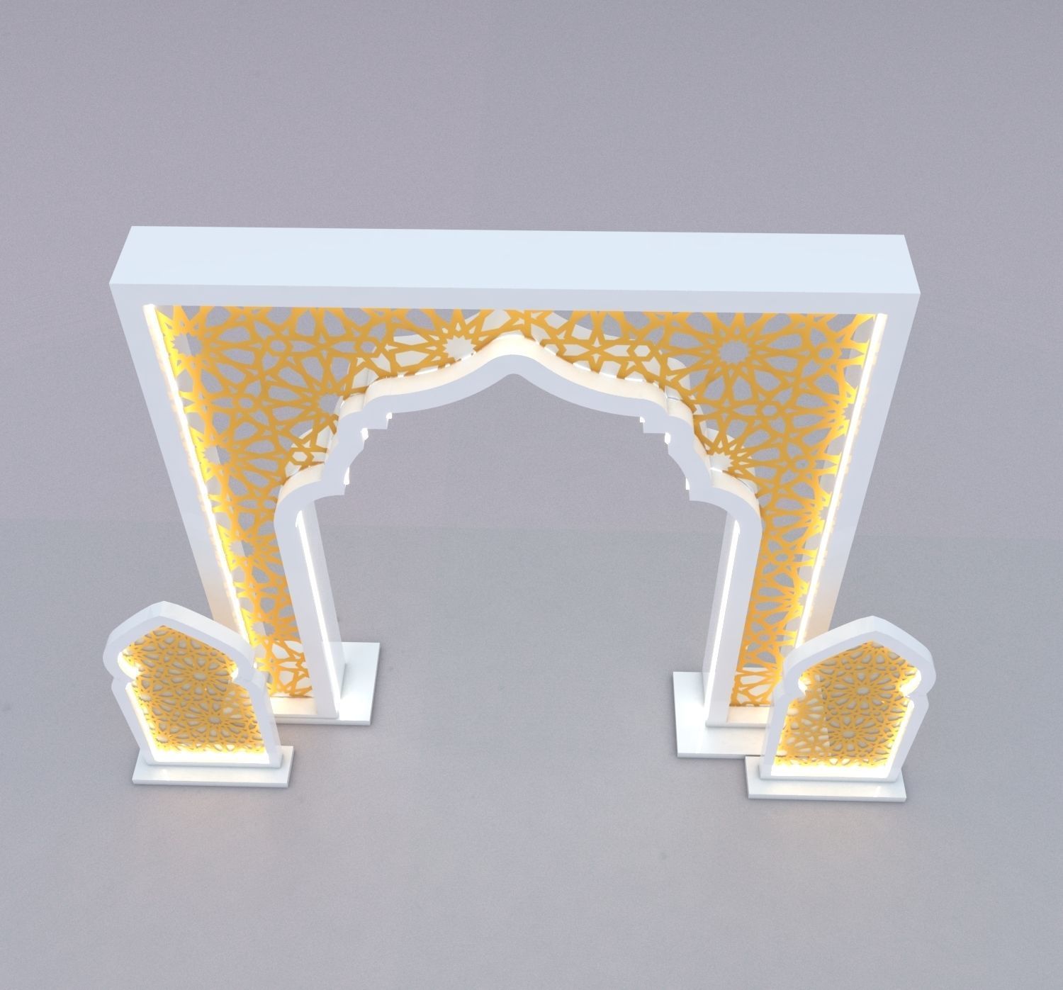 Islamic Gate 3D model | CGTrader