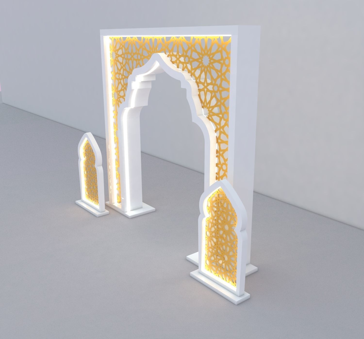 Islamic Gate 3D model | CGTrader