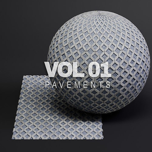 Texture Pavements vol01 8K Seamless PBR Materials VR / AR / low-poly ...