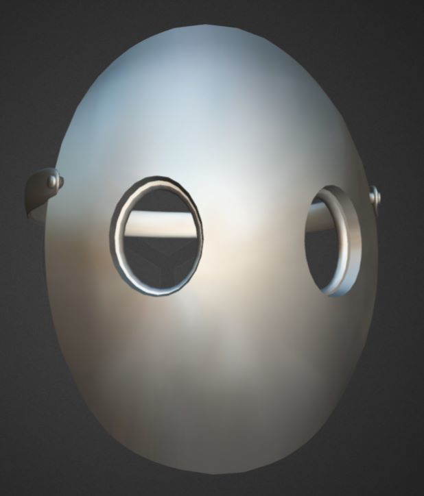 3D model MASK LOW POLY - Game Ready model VR / AR / low-poly | CGTrader