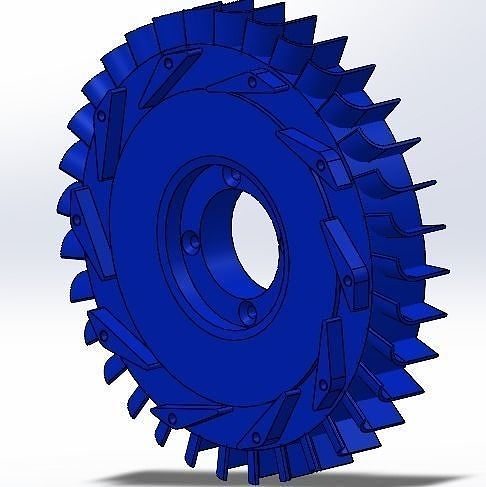 JET ENGINE-high pressure turbine 3D model | CGTrader