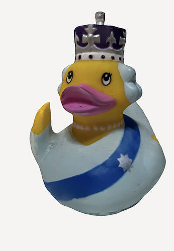 UK Queen Rubber Duck 3D model 3D printable | CGTrader