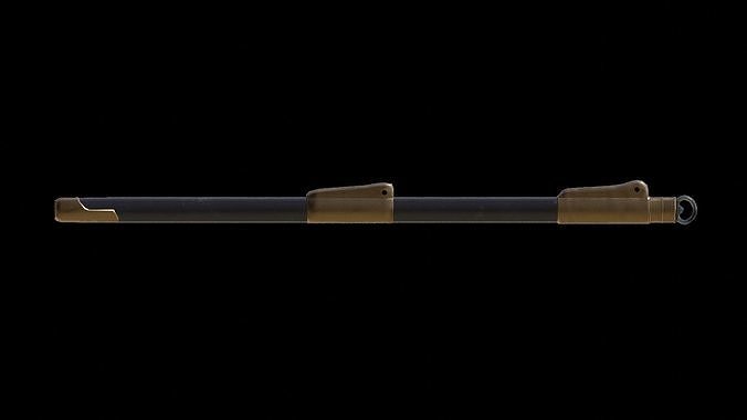 3D model Chinese Single-edged sword Huanshou Dao VR / AR / low-poly ...
