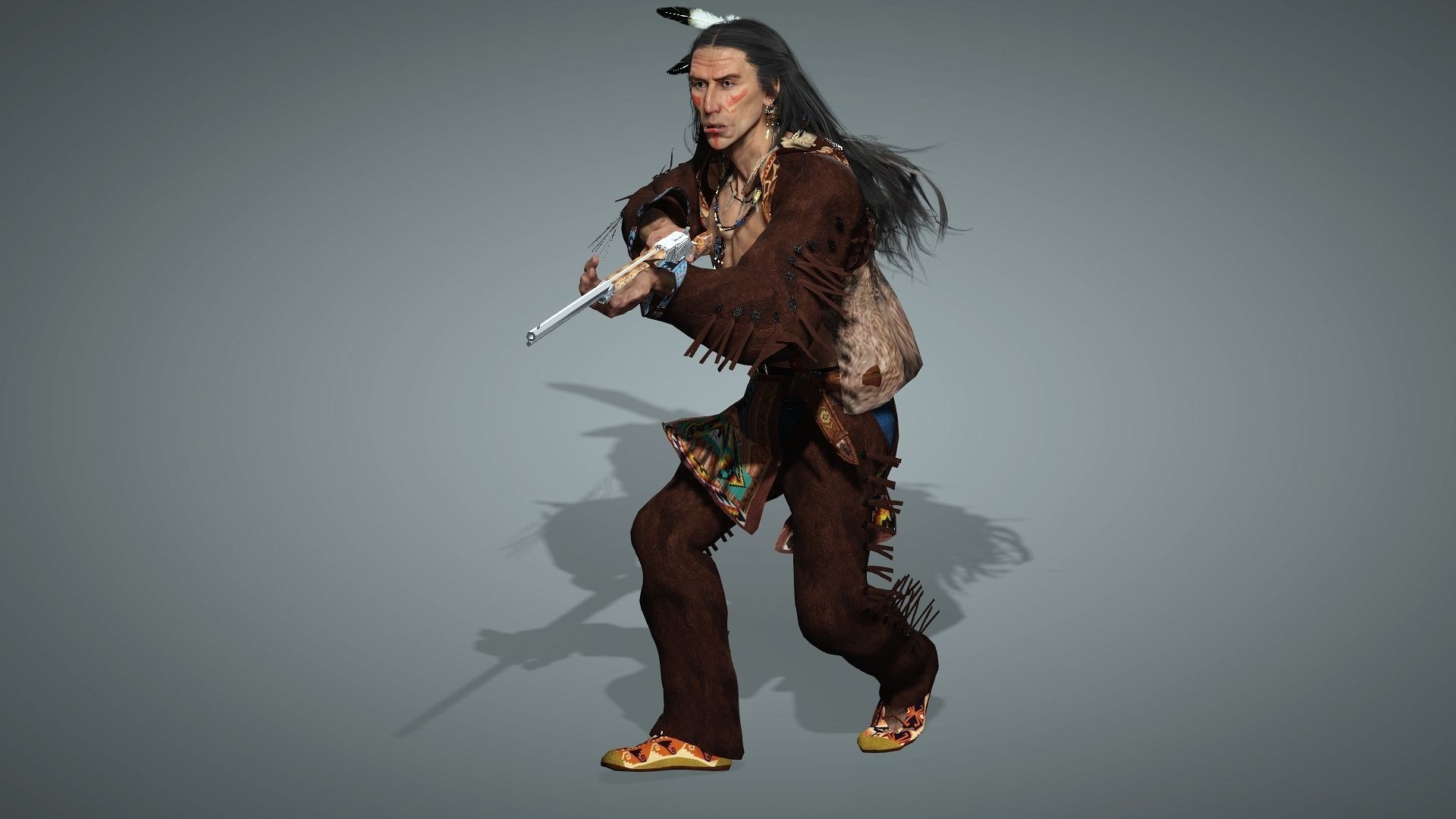 Apache High quality character full Rigged and Animated 3D model ...