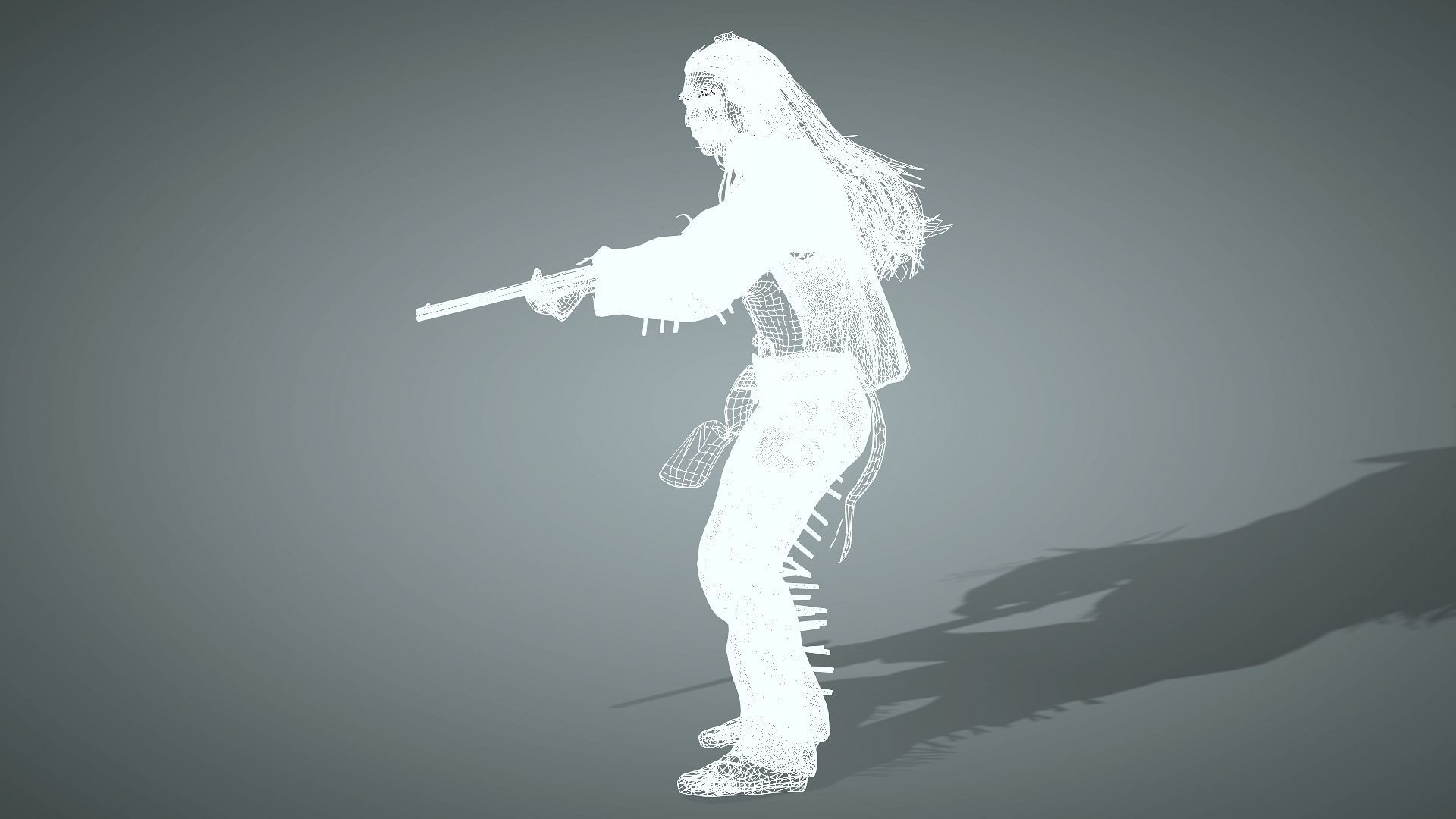 Apache High quality character full Rigged and Animated 3D model ...