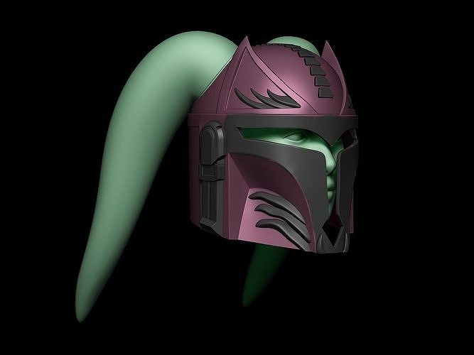 Mandalorian Lothal Twilek Helmet 3d digital download 3D model 3D ...