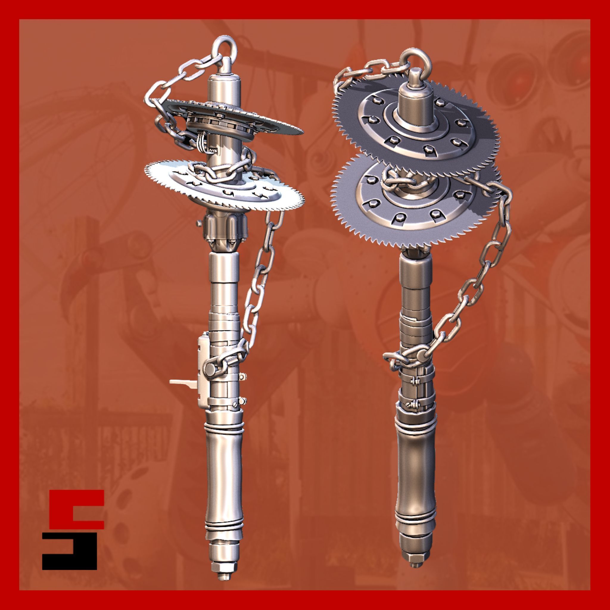 Atomic Heart Zvezdochka Weapon 3D model 3D printable | CGTrader