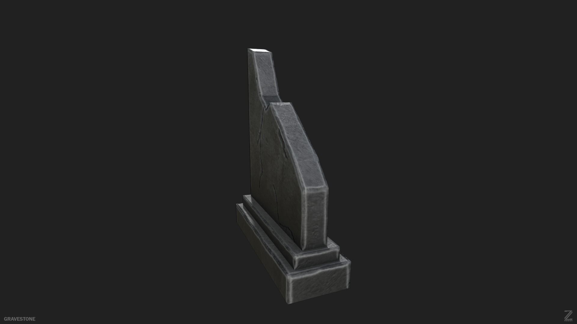 3D model Gravestone VR / AR / low-poly | CGTrader