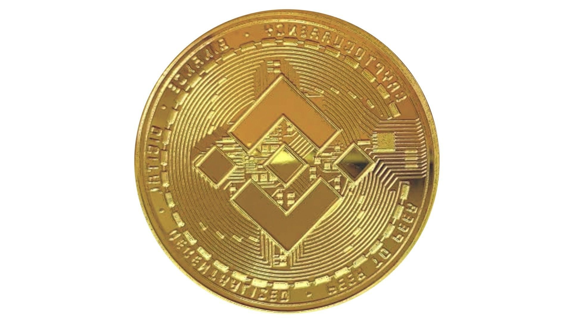 Binance Coin Model 3D model | CGTrader