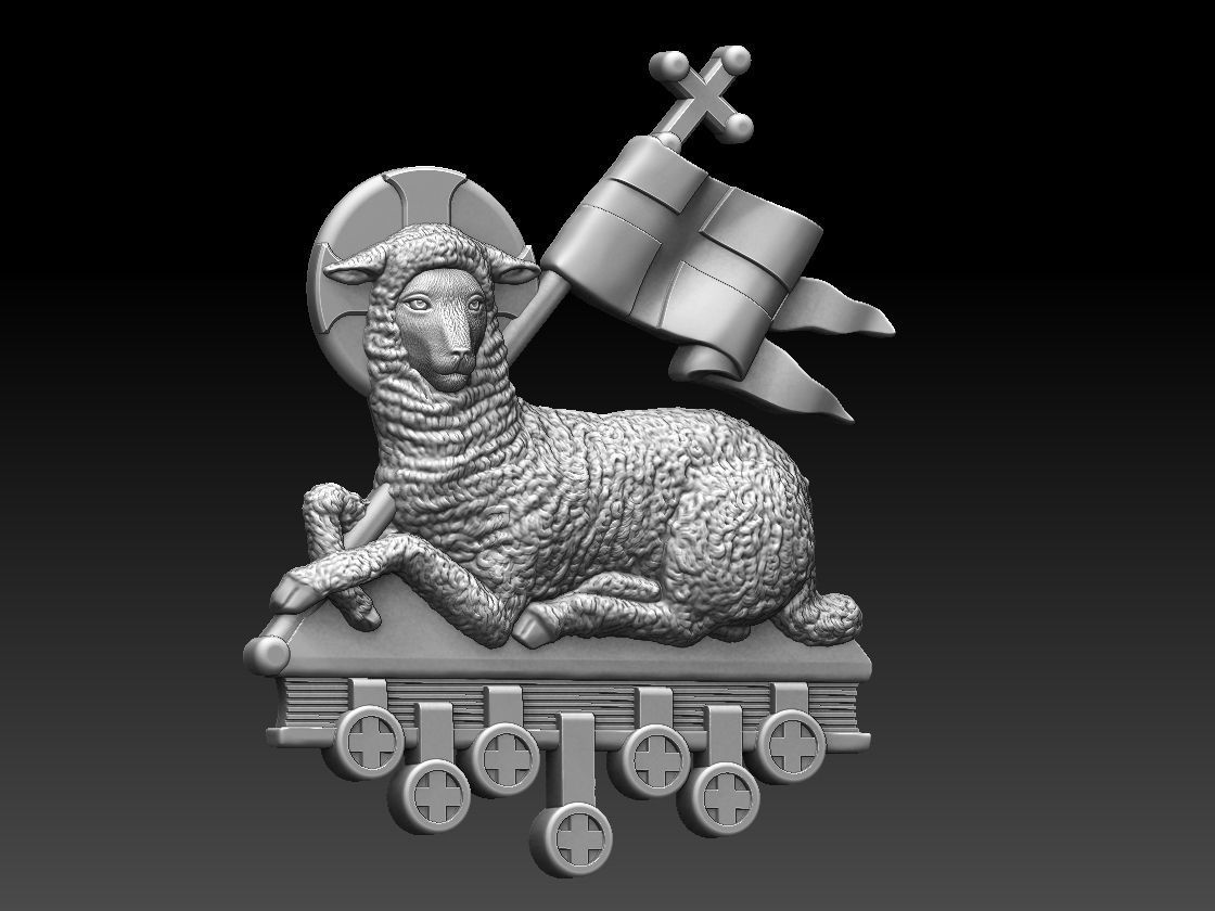 Agnus Dei Lamb Of God - Cordeiro de Deus 3D model 3D printable | CGTrader