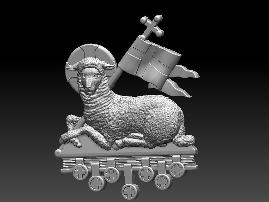 Agnus Dei Lamb Of God - Cordeiro de Deus 3D model 3D printable | CGTrader