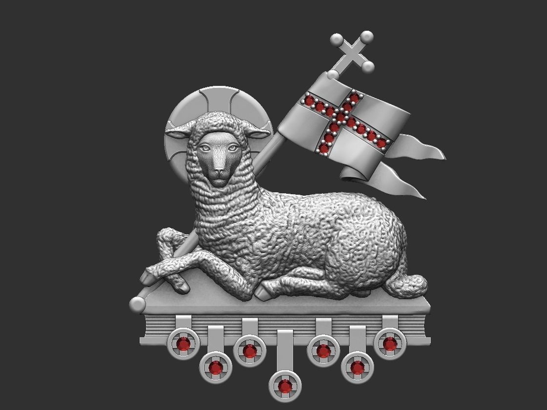 Agnus Dei Lamb Of God - Cordeiro de Deus 3D model 3D printable | CGTrader