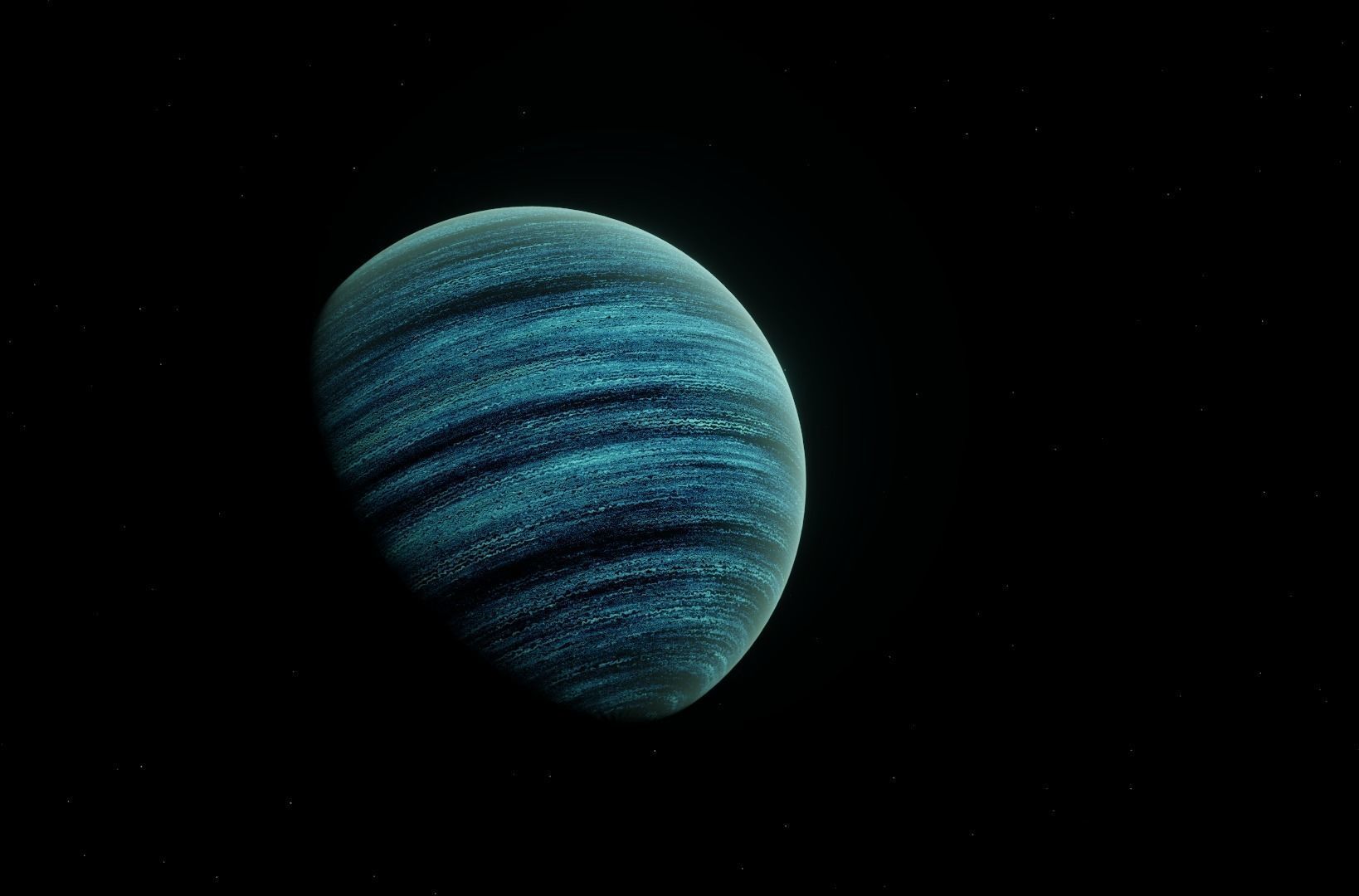 Planet Space Gas Giant Ready to game free VR / AR / low-poly 3D model ...