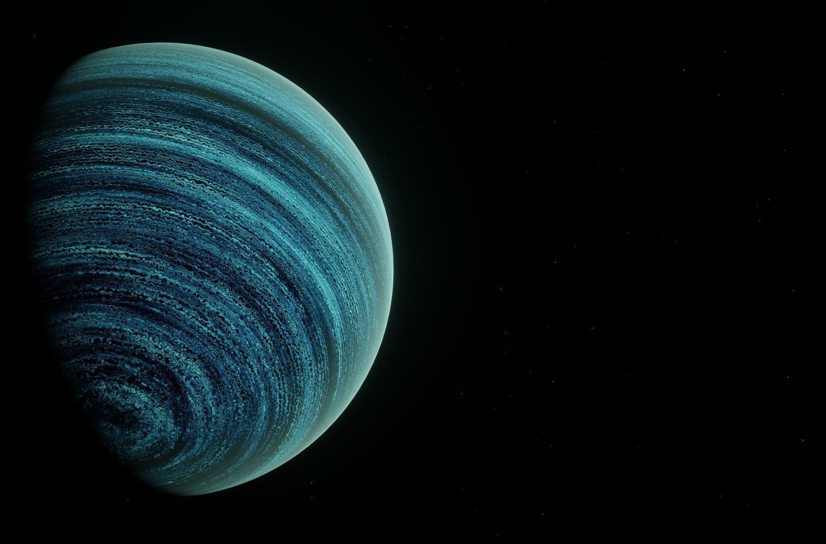Planet Space Gas Giant Ready to game free VR / AR / low-poly 3D model ...