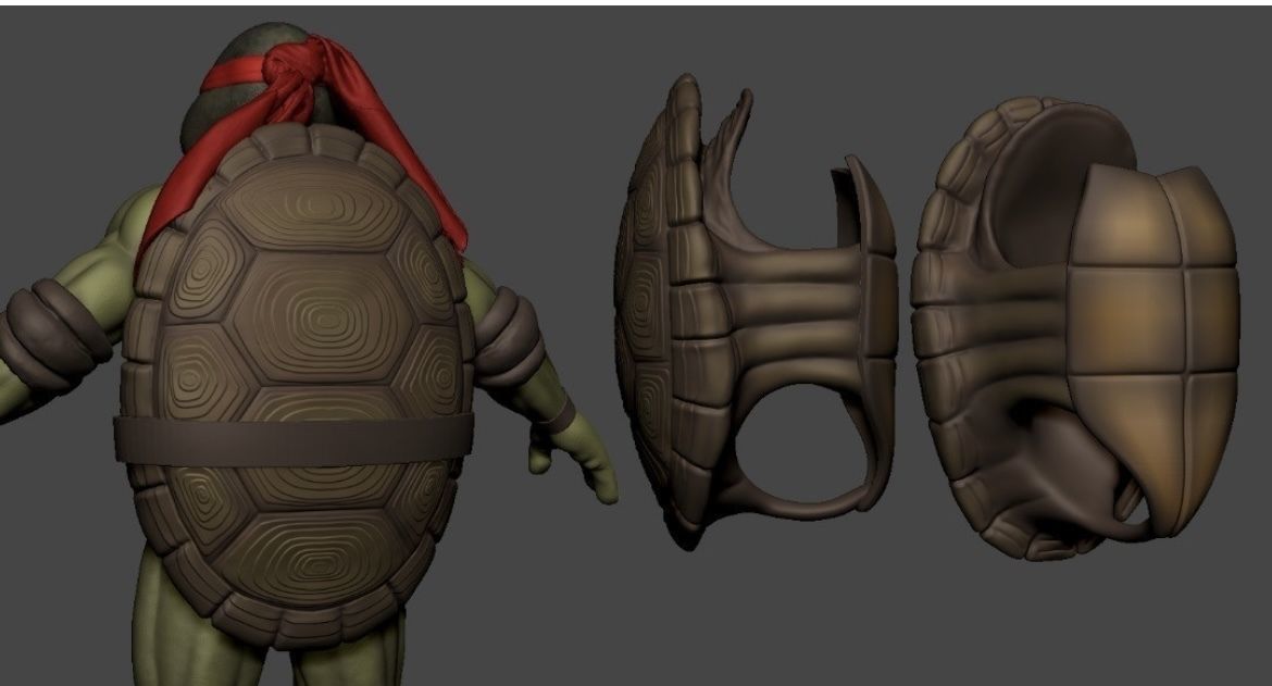 3D Print Model Raphael cosplay Movie Ninja Turtle STL TMNT 3D model ...