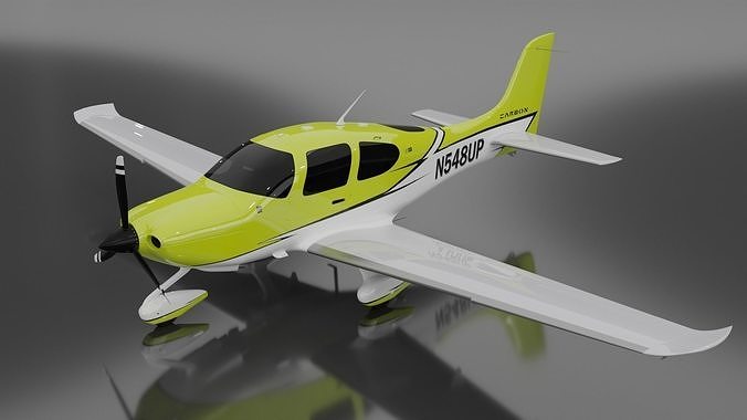 Cirrus SR22 - 8 Colors Included 3D model | CGTrader