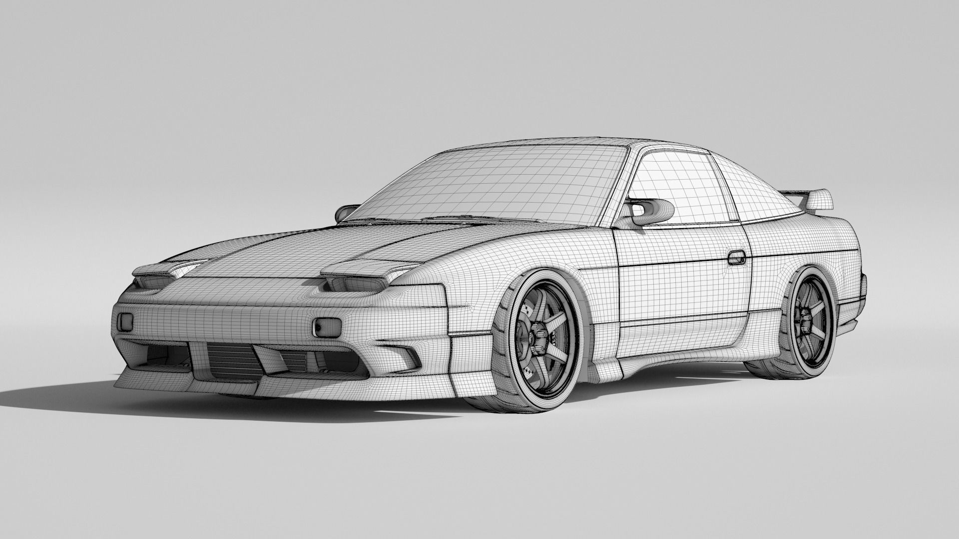 Nissan 180sx S13 Type X 3D model | CGTrader