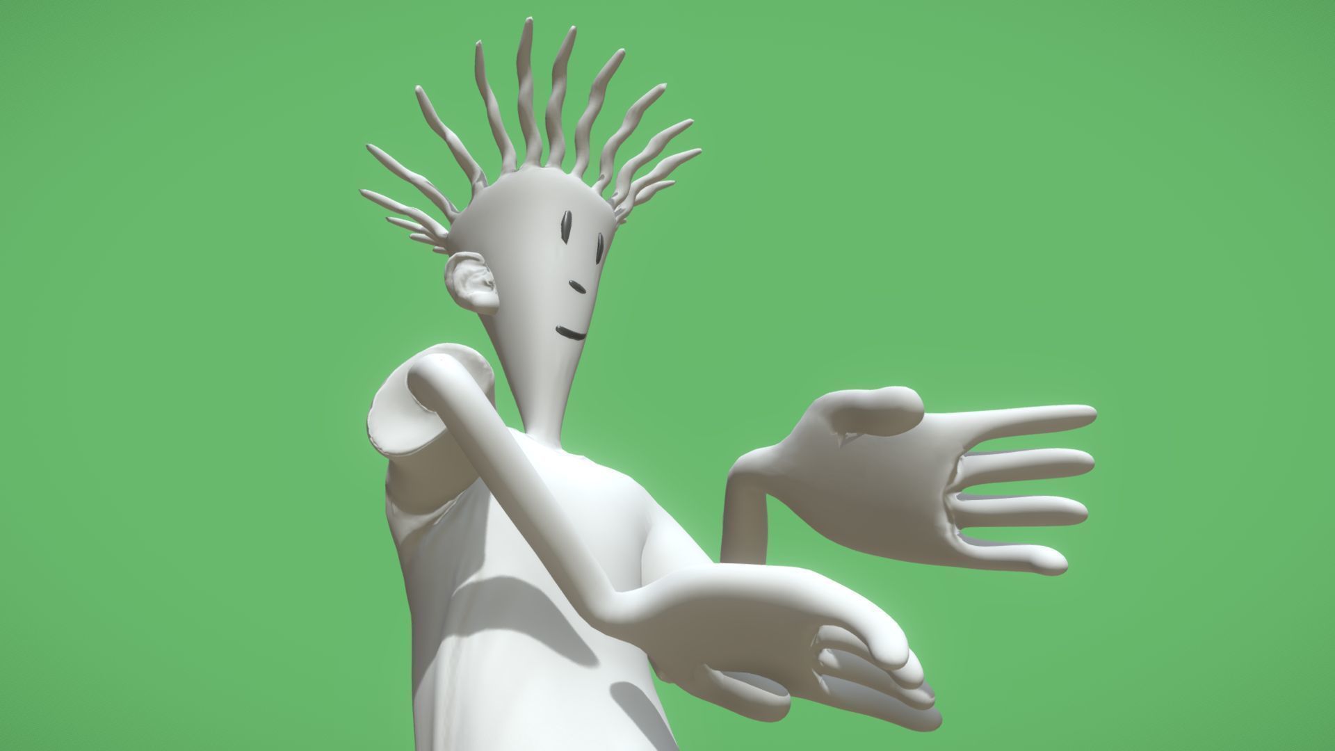 3D model Fido Dido Printable and Renderable Rigged VR / AR / low-poly | CGTrader