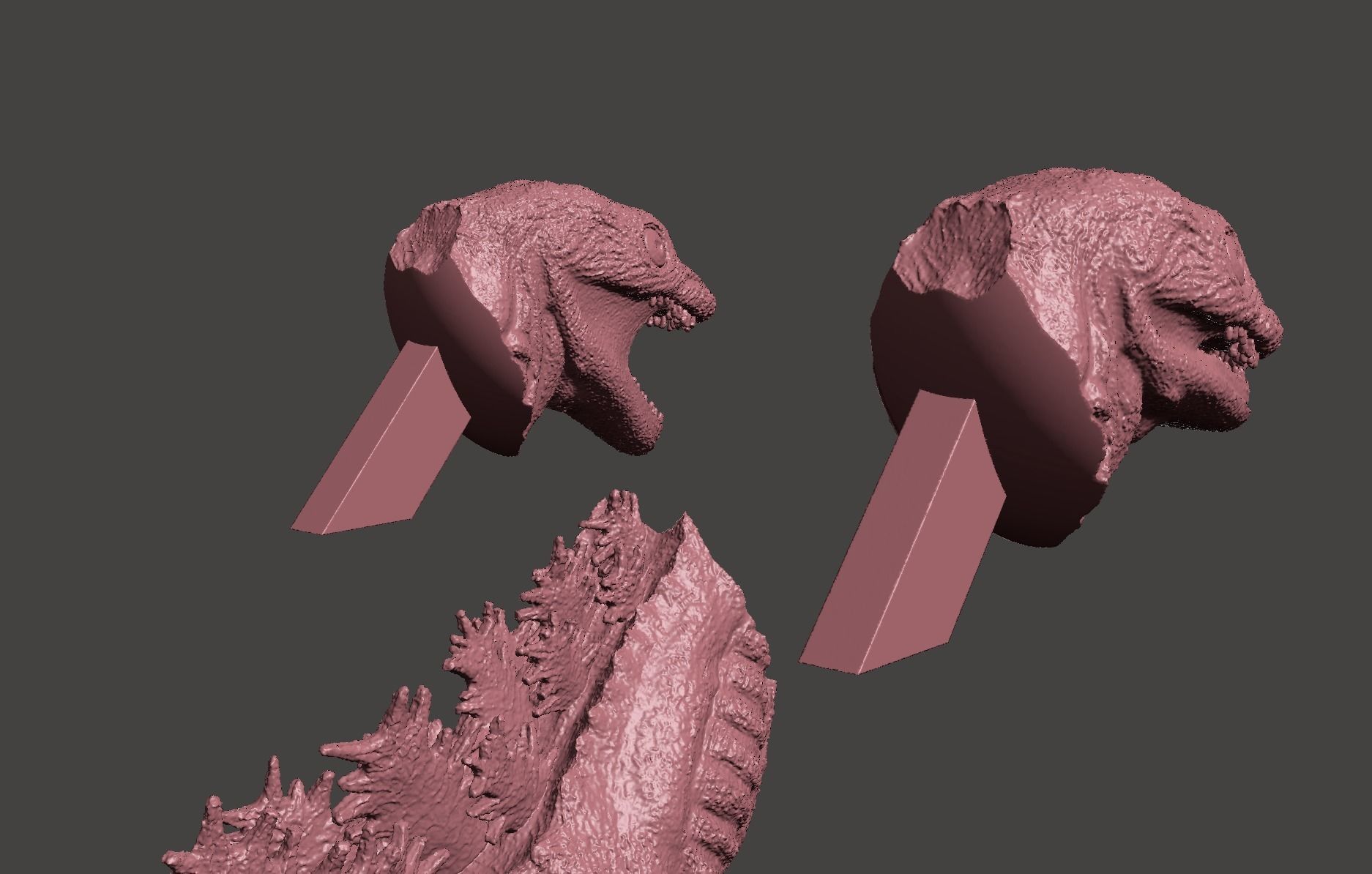 SHINAGAWA KUN SHIN GODZILLA 3RD FORM ULTRA DETAILED STL KAIJU G 3D ...